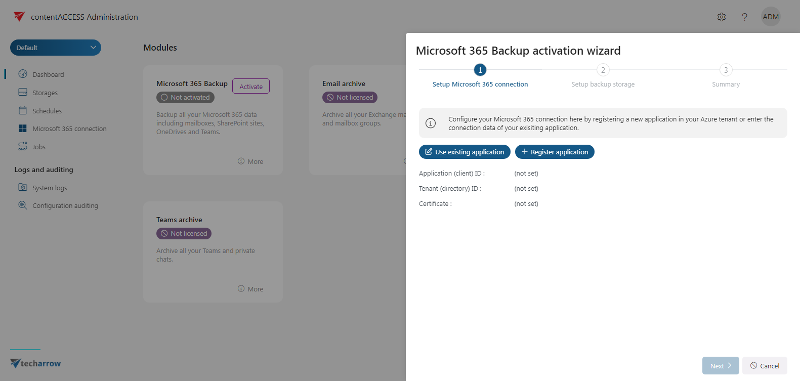 contentACCESS Version 7.0 details - TECH-ARROW