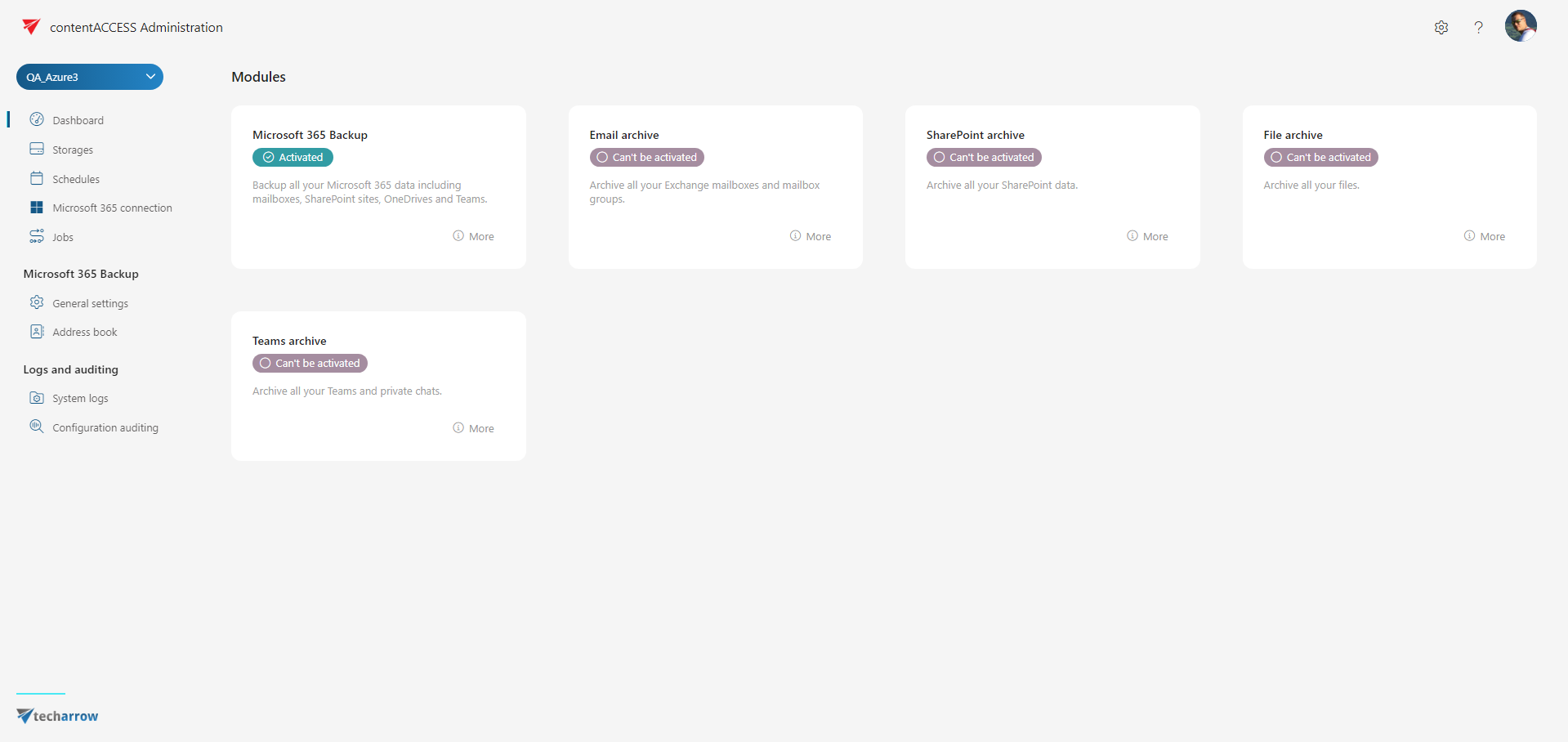 contentACCESS Version 7.0 details - TECH-ARROW